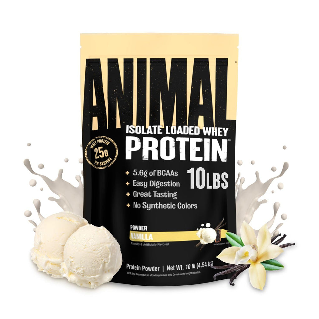 Animal whey protein isolate vanilla