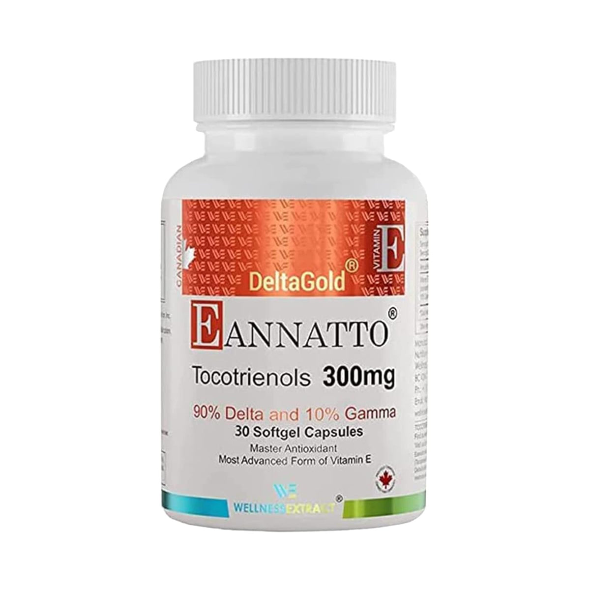 Annatto tocotrienols vitamin E supplement