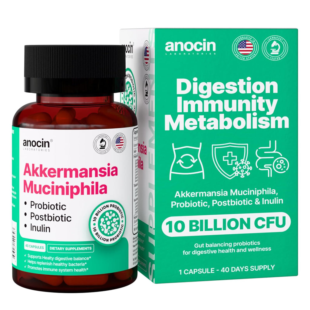 anocin Akkermansia Muciniphila capsules for gut health