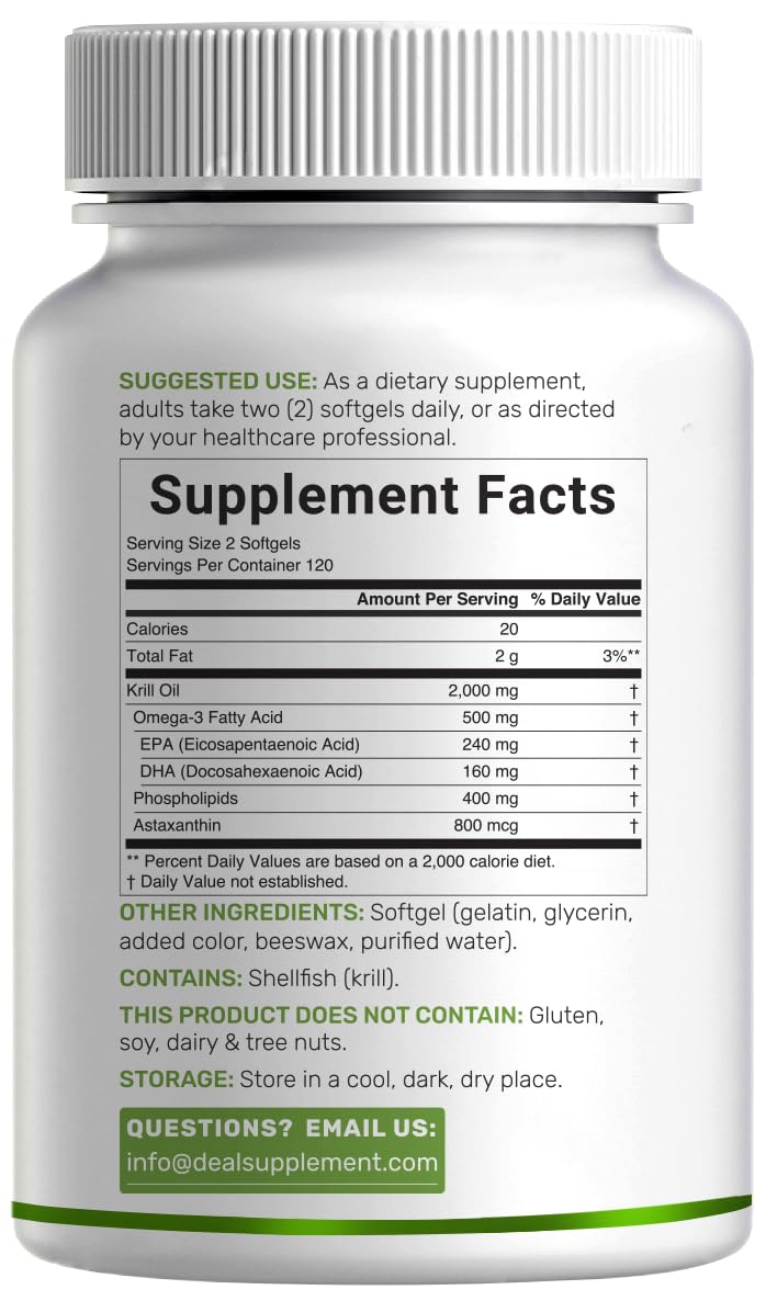 Antarctic krill oil for brain function