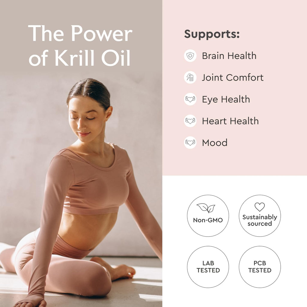 Antarctic krill oil for heart health