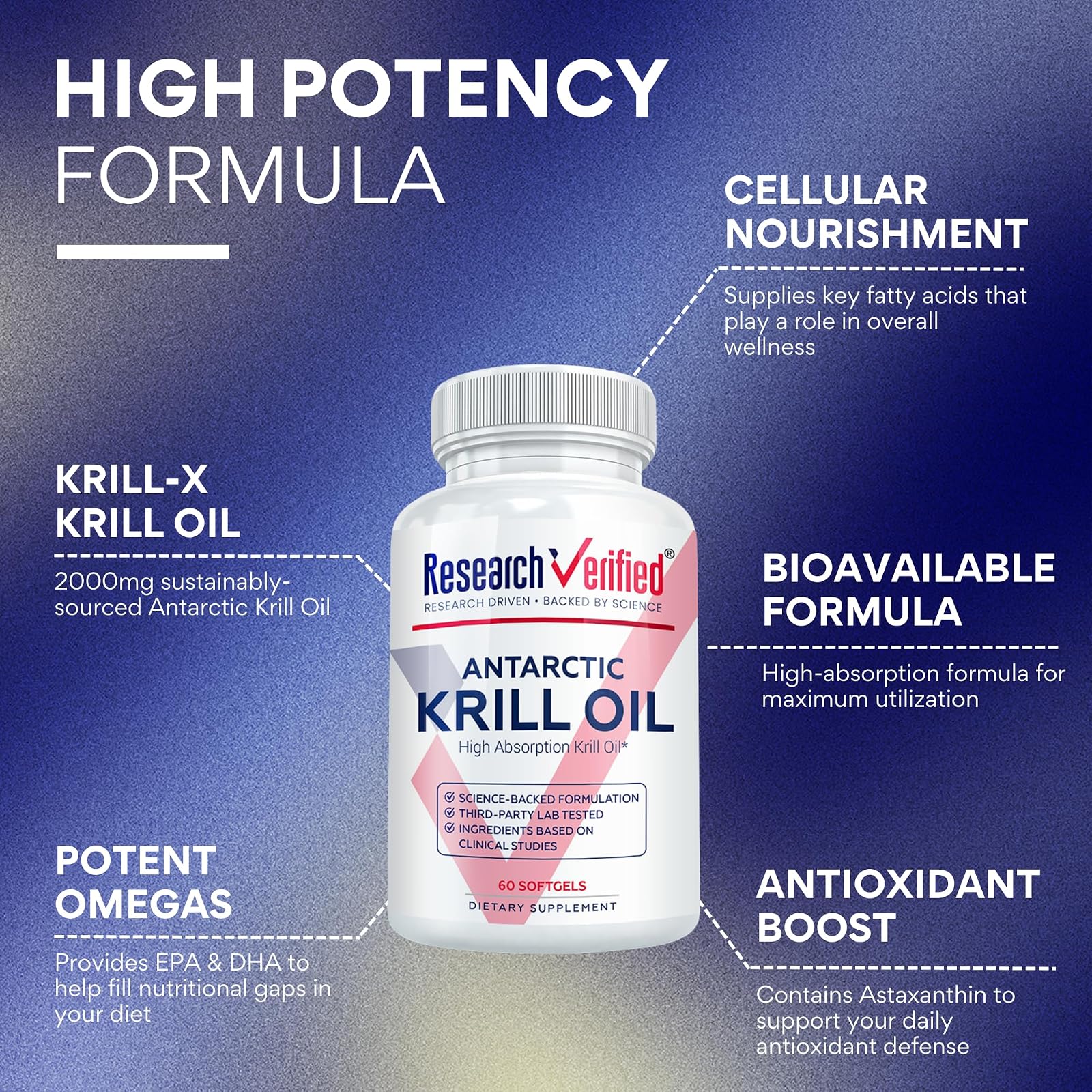Antarctic krill oil for heart health