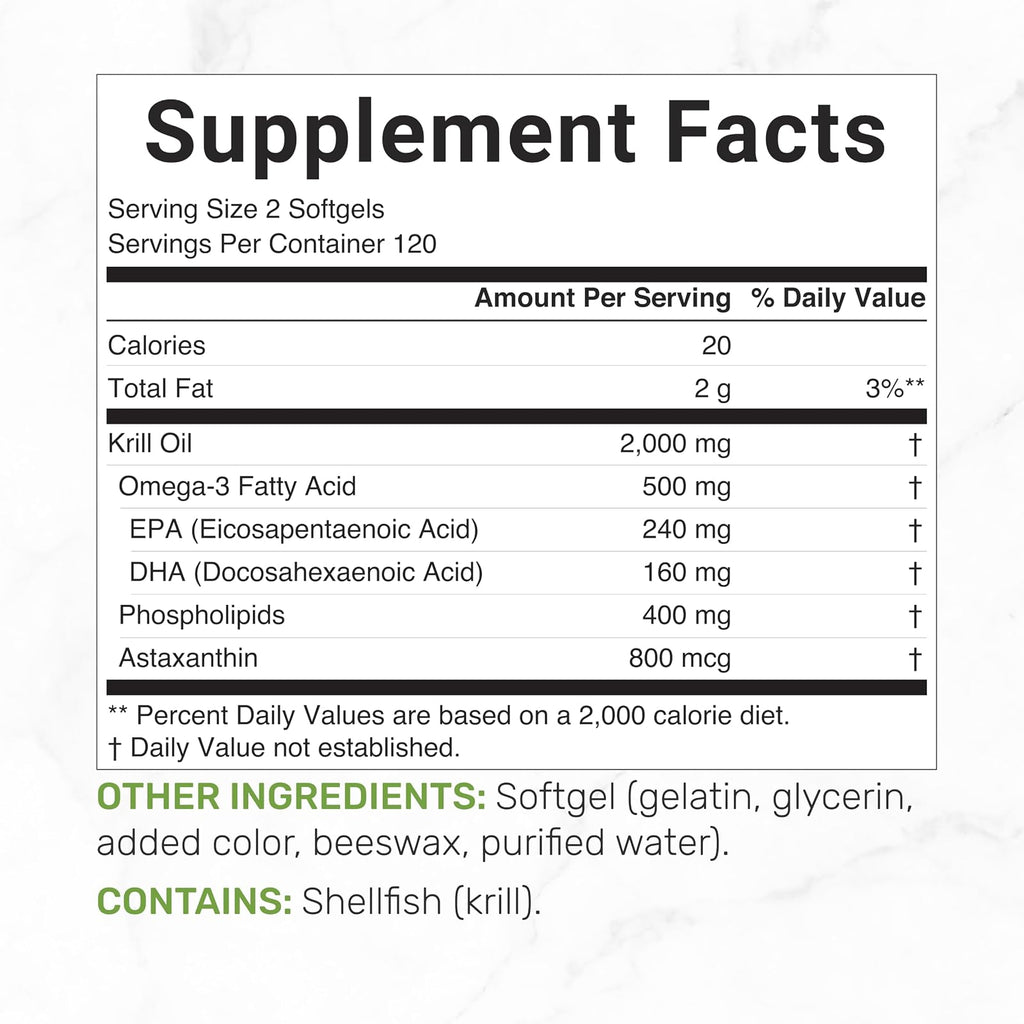 Antarctic krill oil for heart health
