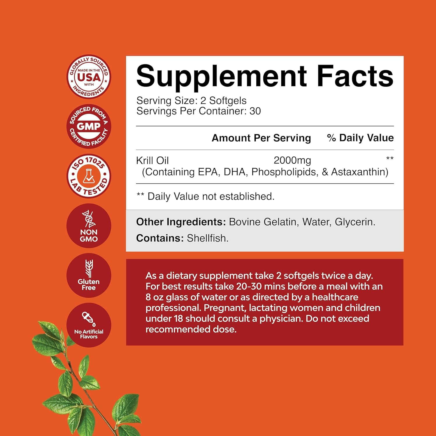 Antarctic krill oil for improved skin health