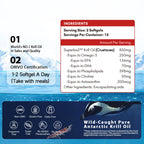 Antarctic krill oil for joint support