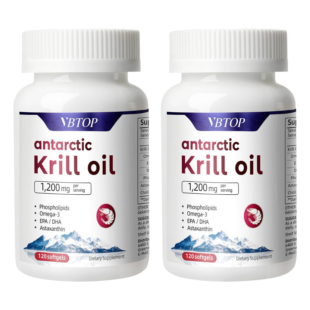 Antarctic krill oil softgels benefits