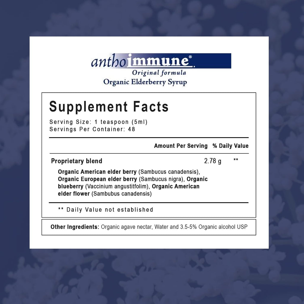 Anthoimmune elderberry syrup benefits