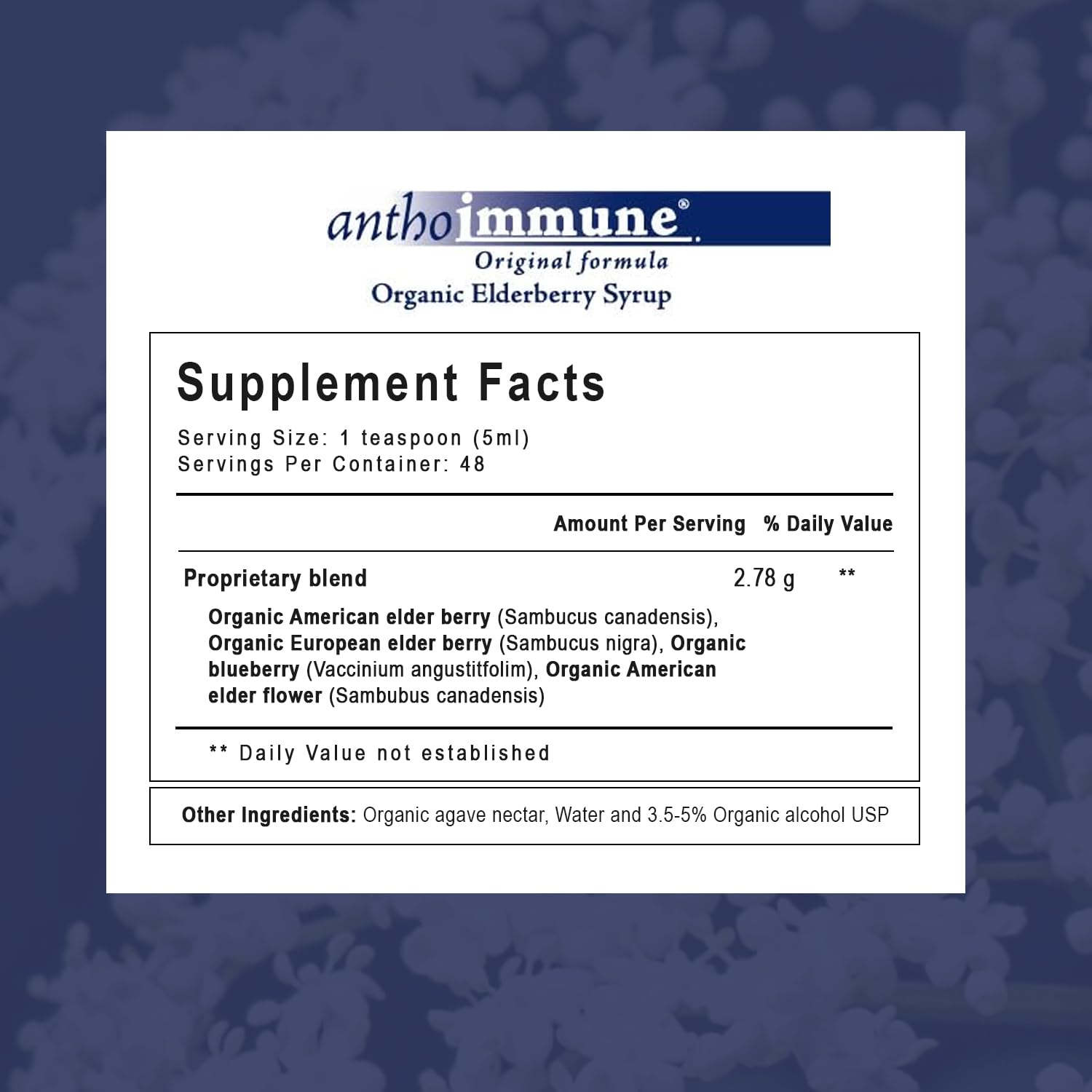 Anthoimmune elderberry syrup benefits