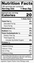 Anthony's psyllium for gut health
