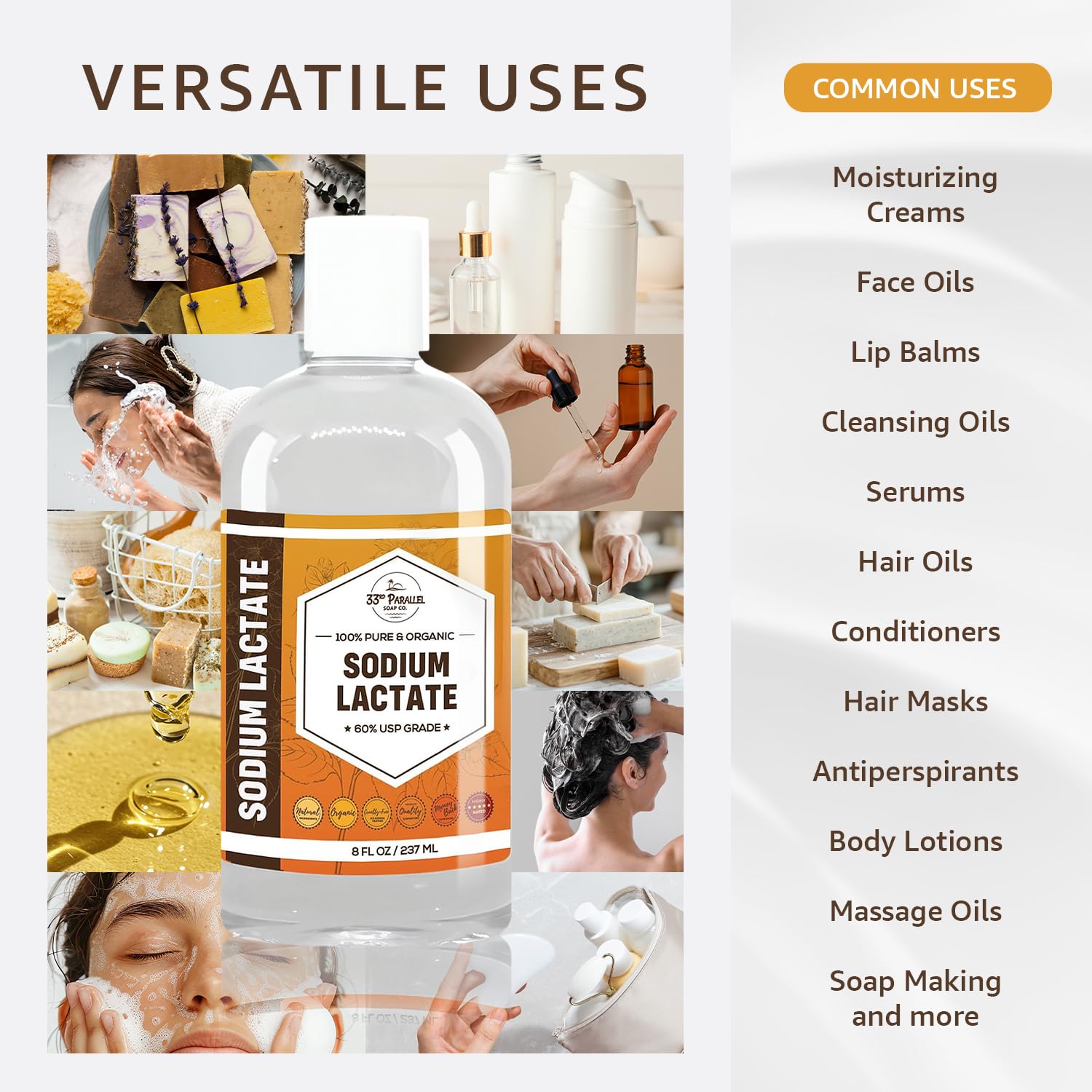 anti-aging benefits of sodium lactate