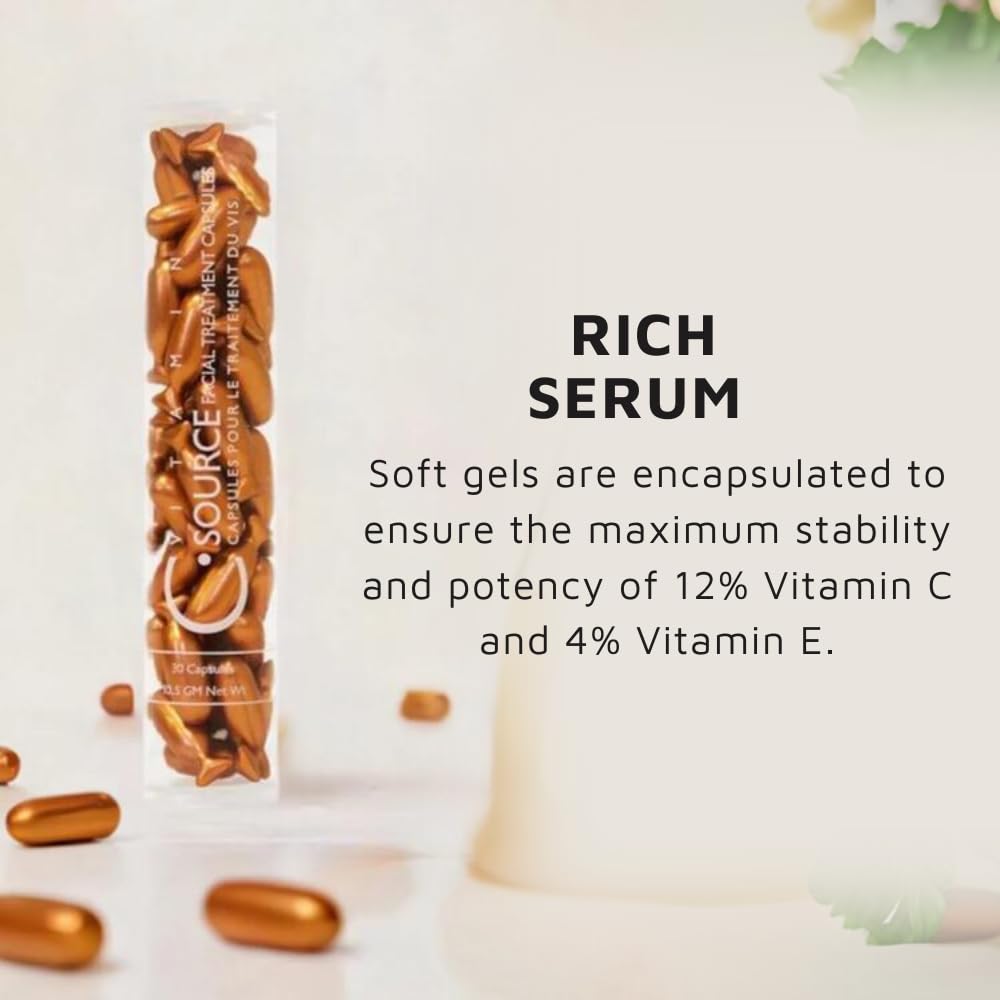 Anti-aging benefits of vitamin C capsules