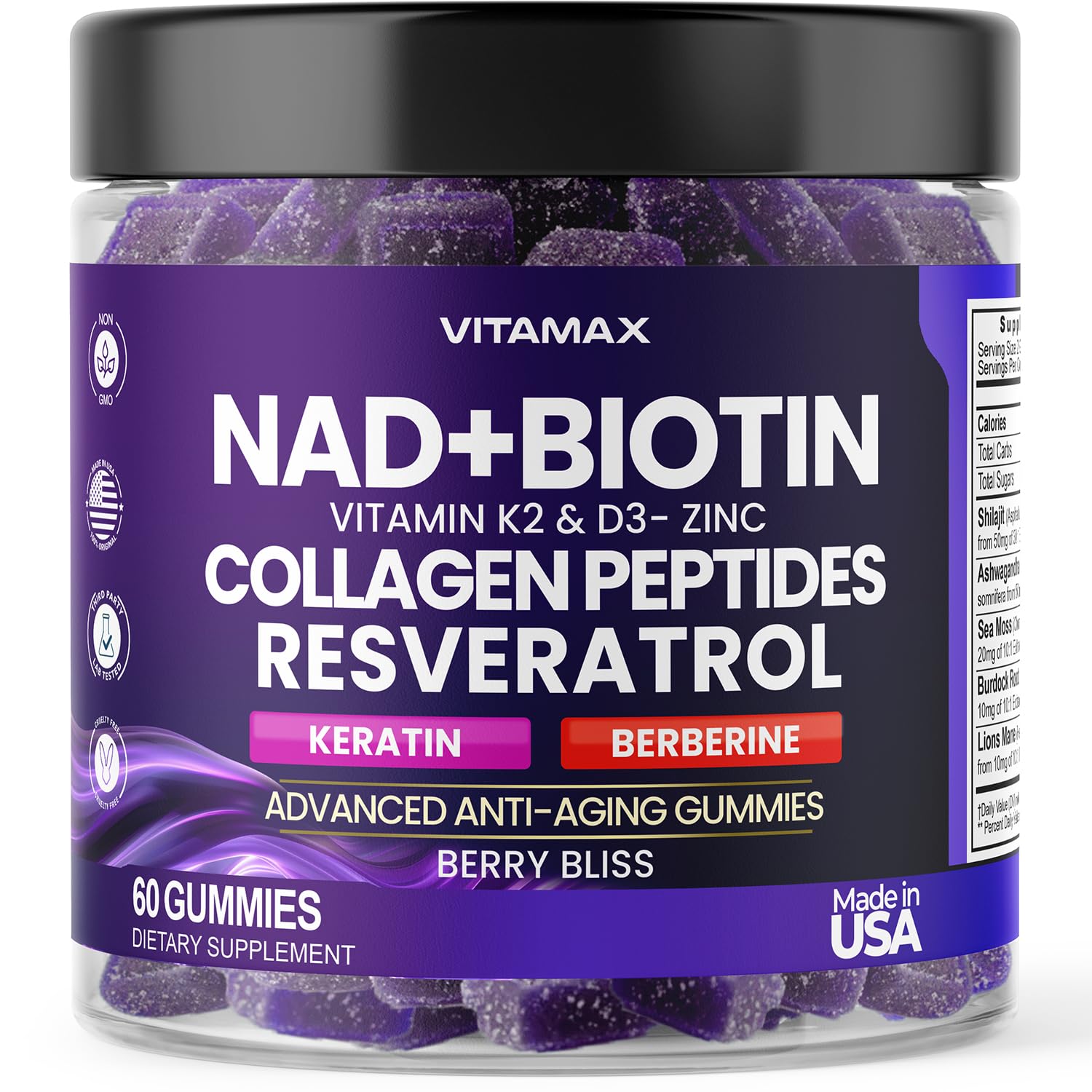 anti-aging blended vitamin gummies