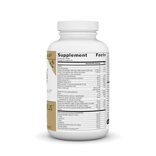 anti-aging blended vitamin & mineral supplements