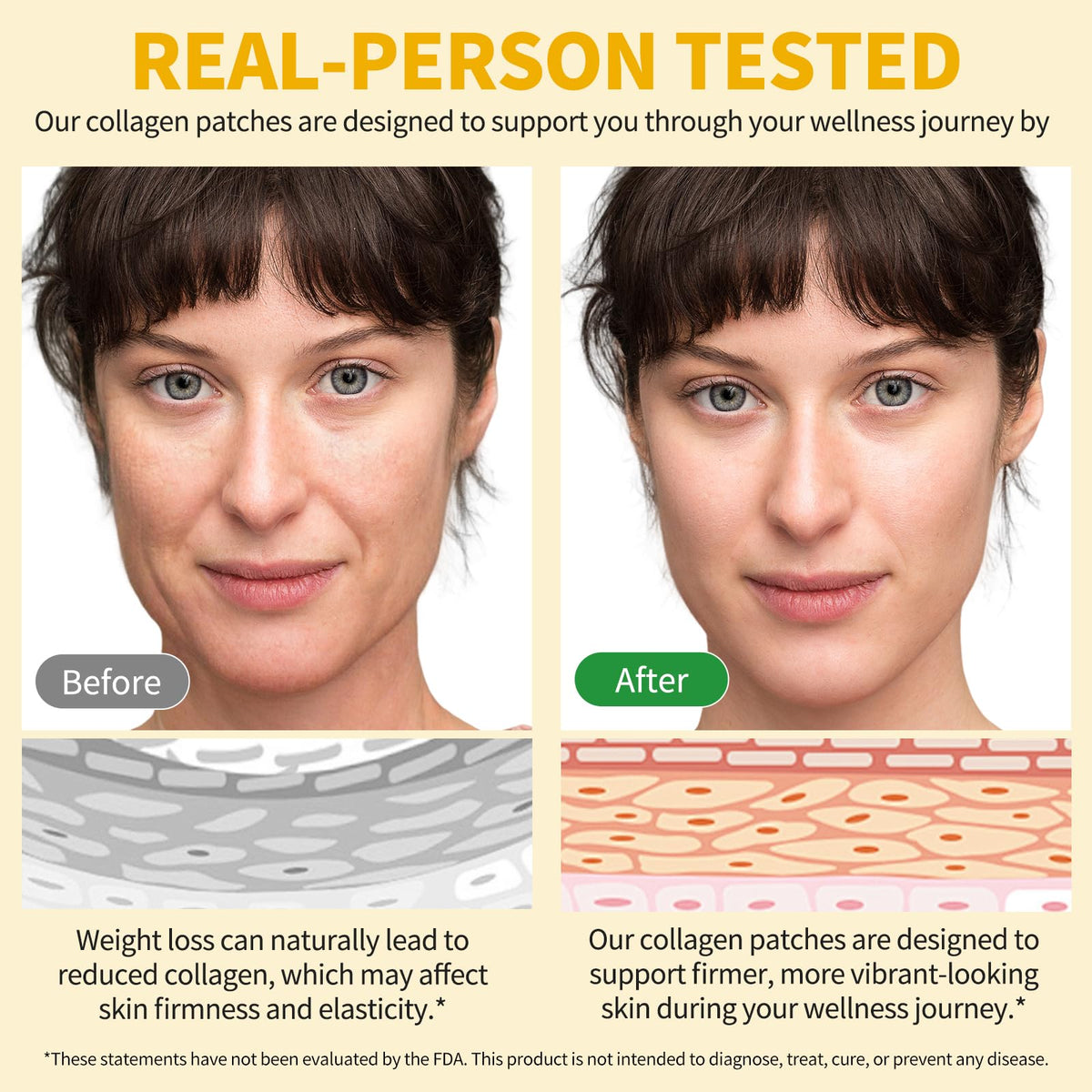 anti-aging collagen patches for face