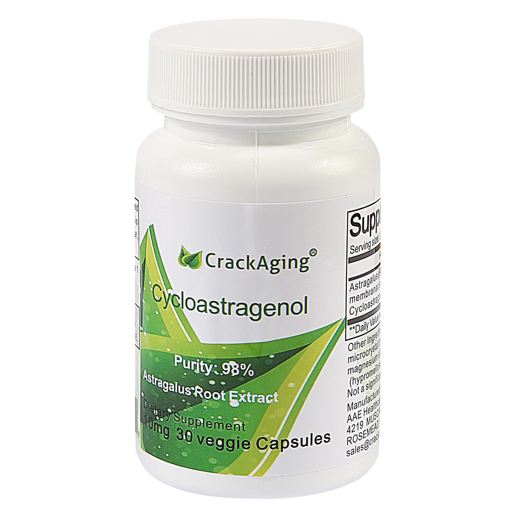 Anti-aging cycloastragenol 98% capsules