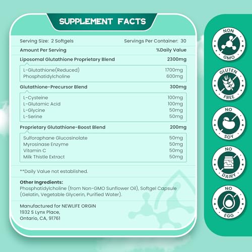 anti-aging glutathione formula
