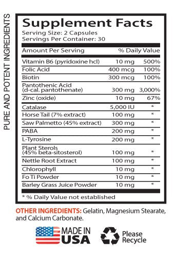 anti-aging hair therapy capsules