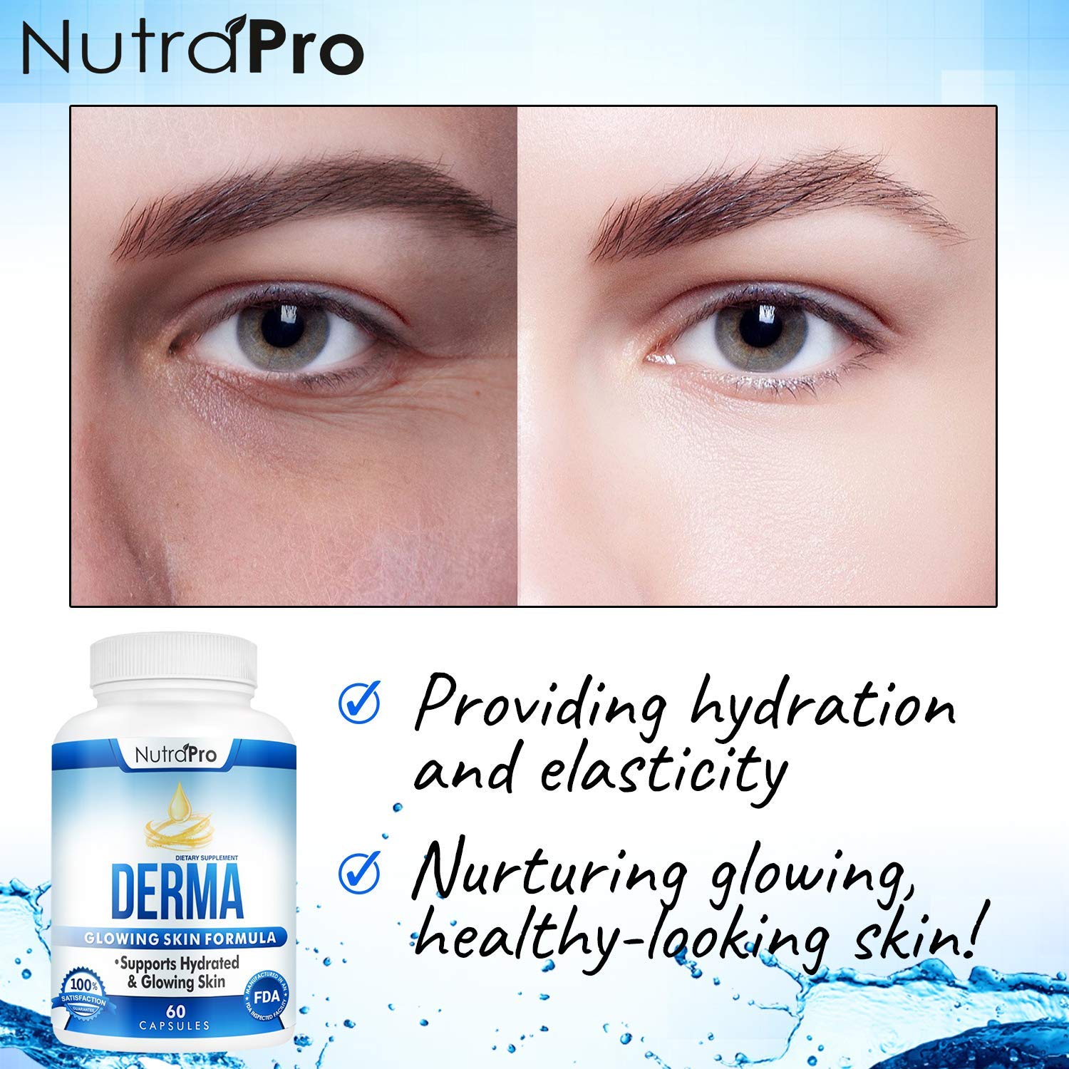 Anti aging supplement with collagen peptides