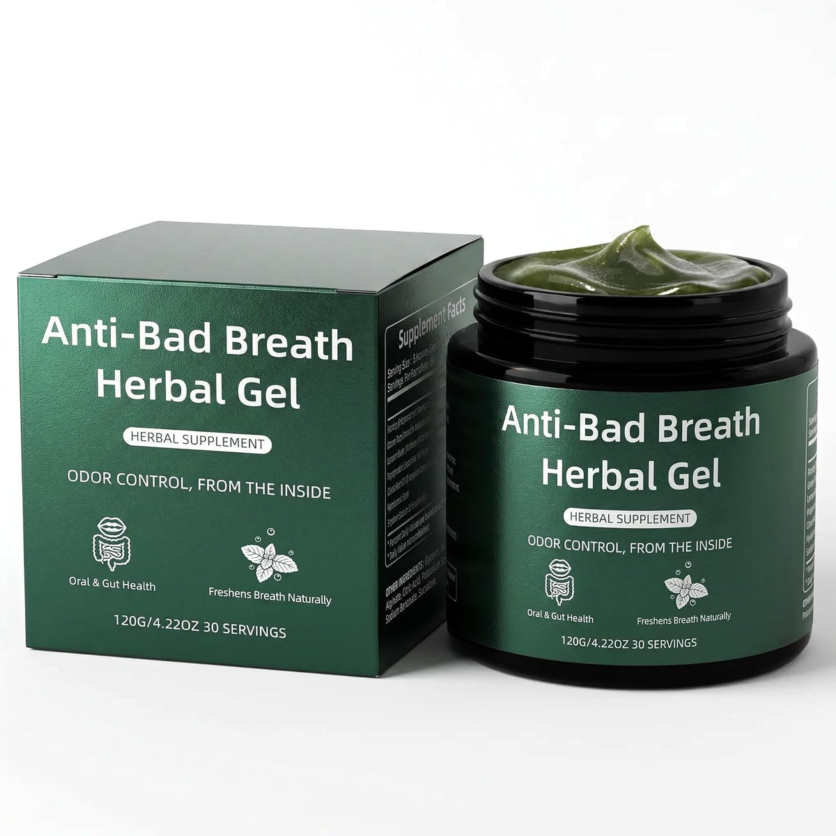 anti-bad breath herbal gel supplement