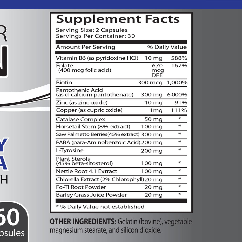 Anti gray hair capsules for adults