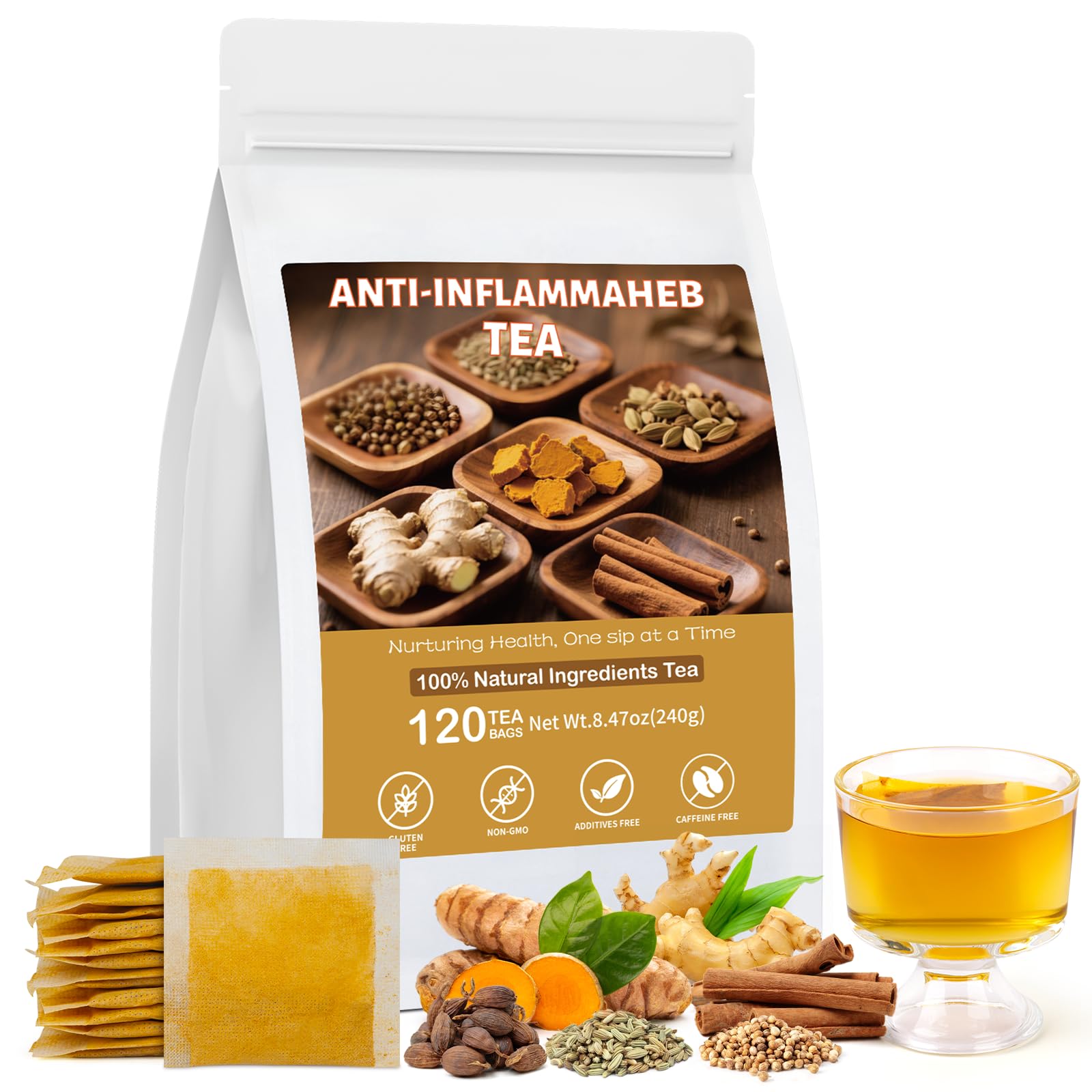 Anti-Inflammaheb herbal tea for inflammation