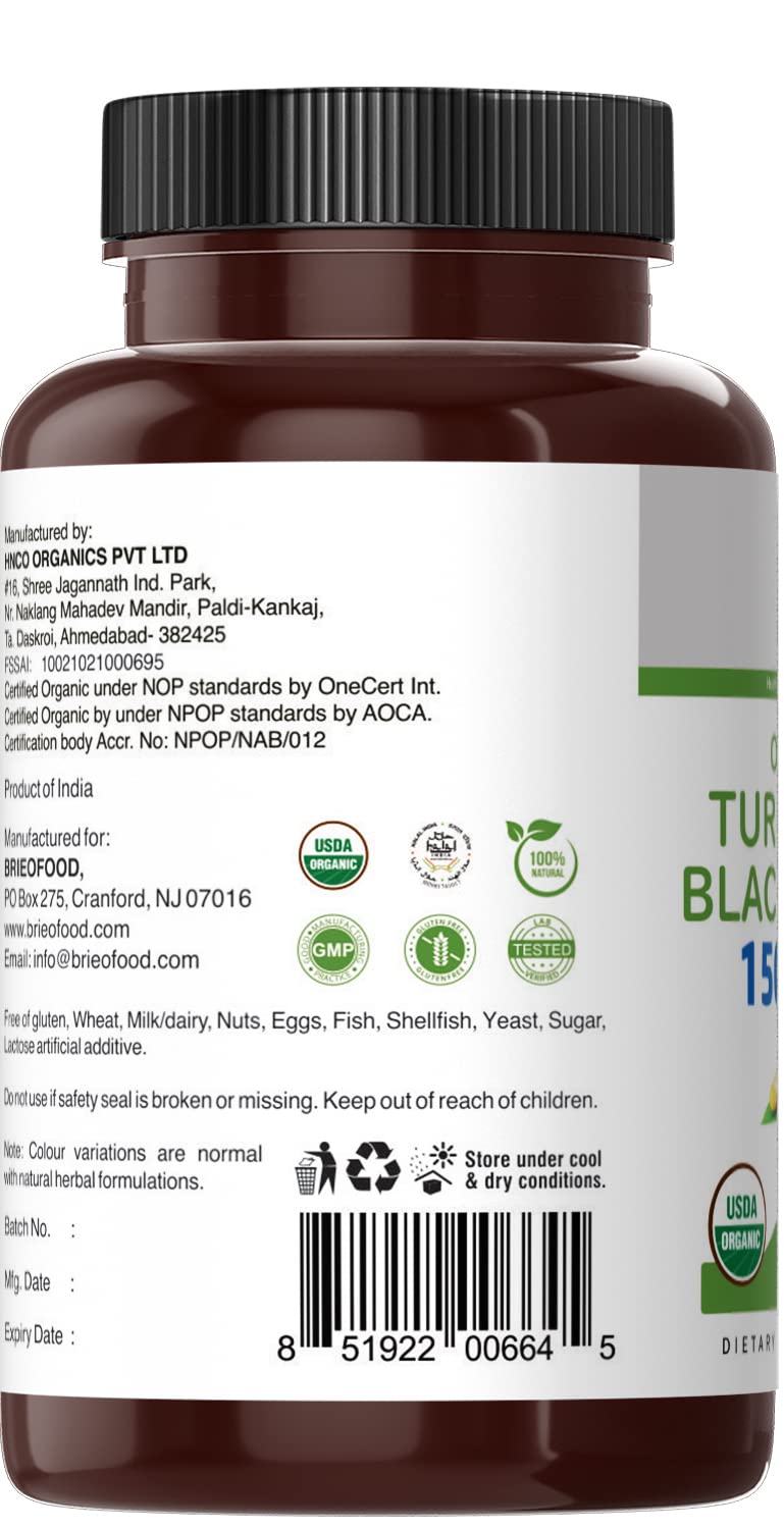 anti-inflammatory turmeric curcumin capsules