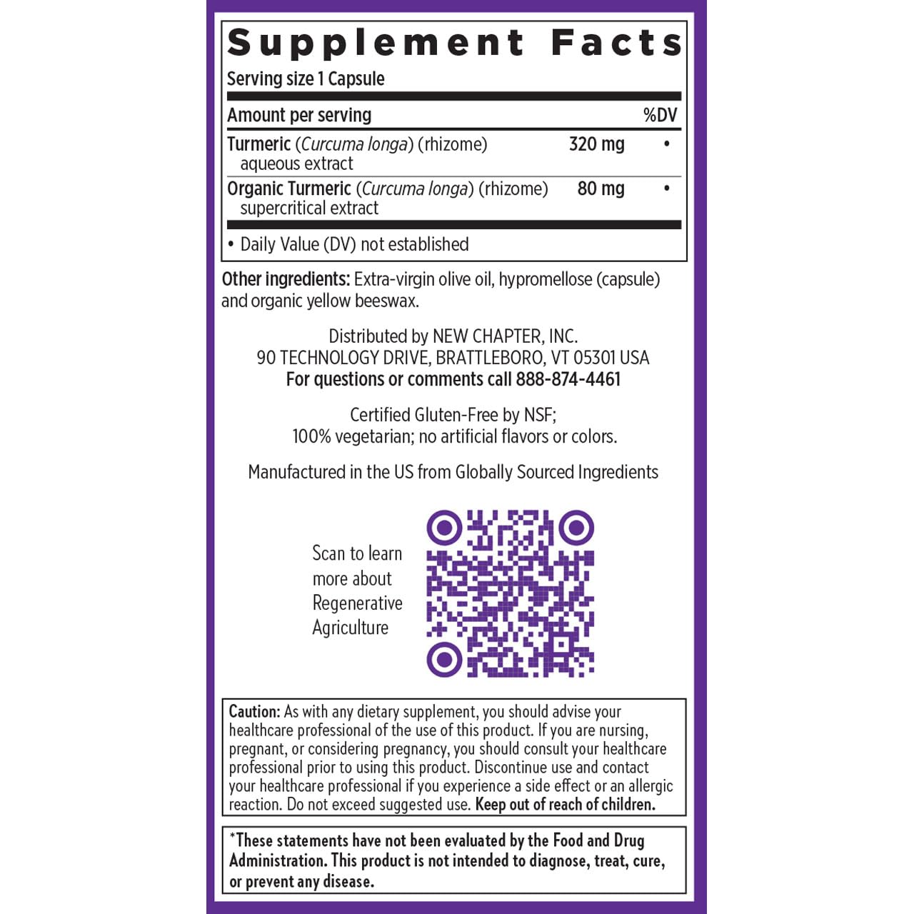 anti-inflammatory turmeric supplement