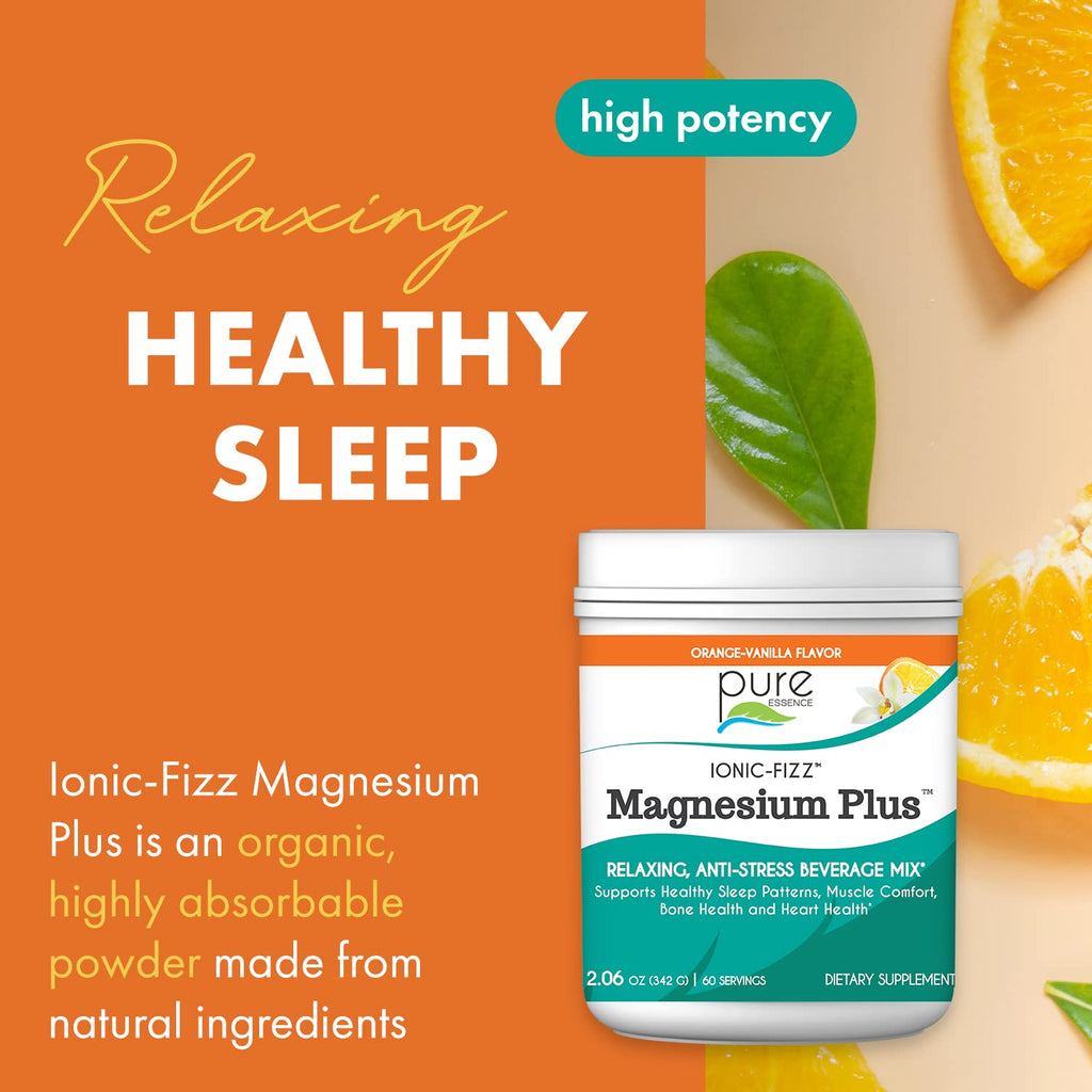anti-stress orange vanilla magnesium powder