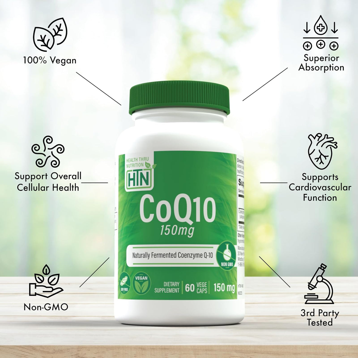 antioxidant benefits of coq10
