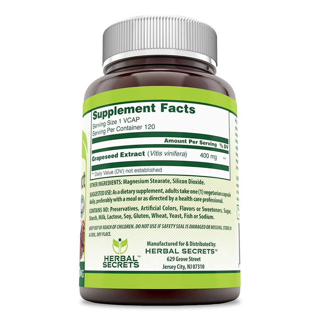 Antioxidant benefits of grapeseed