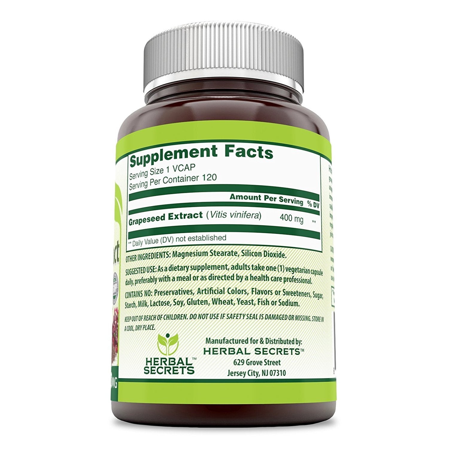 Antioxidant benefits of grapeseed