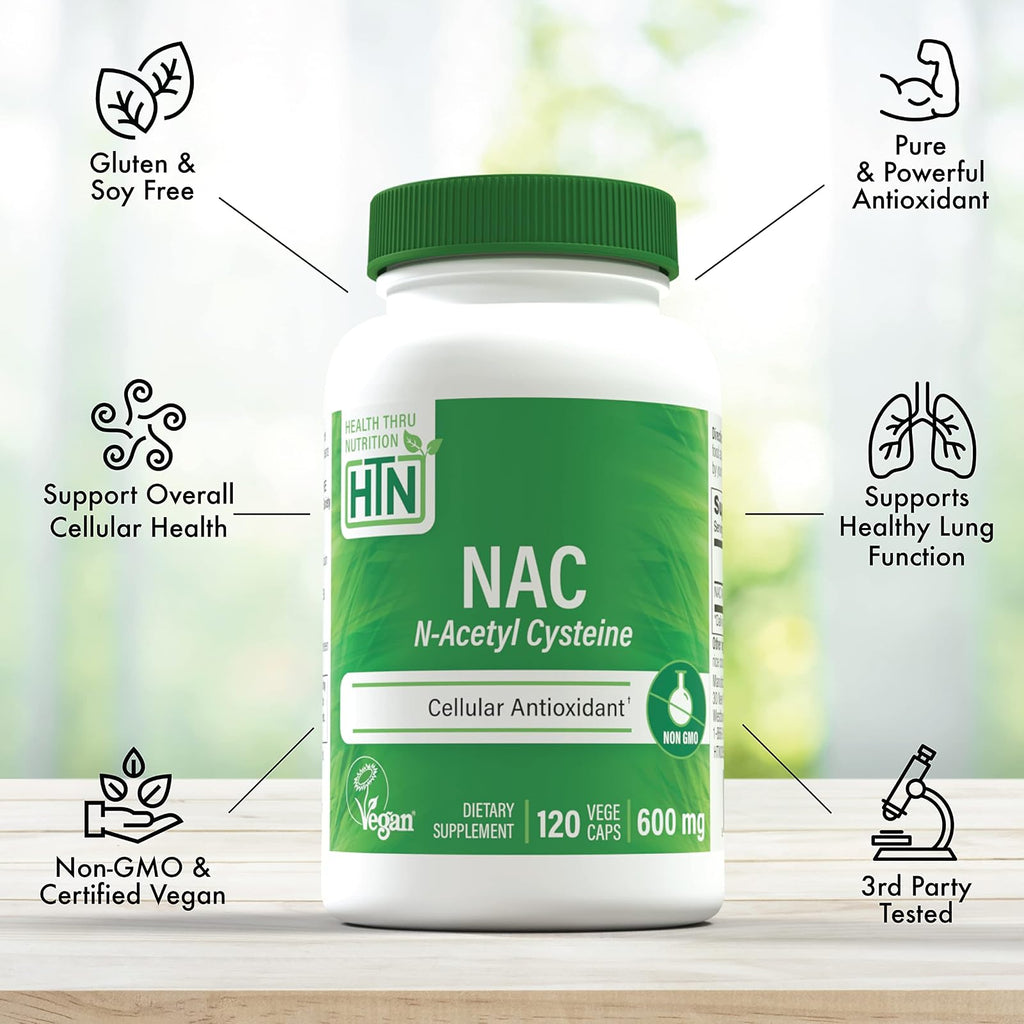 Antioxidant benefits of N-Acetyl-Cysteine