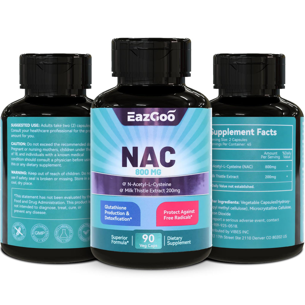 Antioxidant benefits of N-Acetyl Cysteine