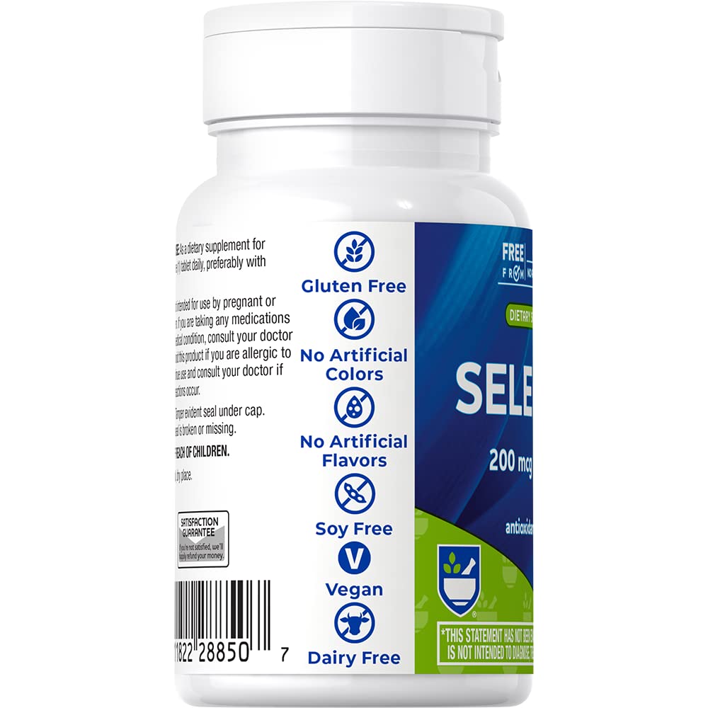 Antioxidant benefits of selenium tablets