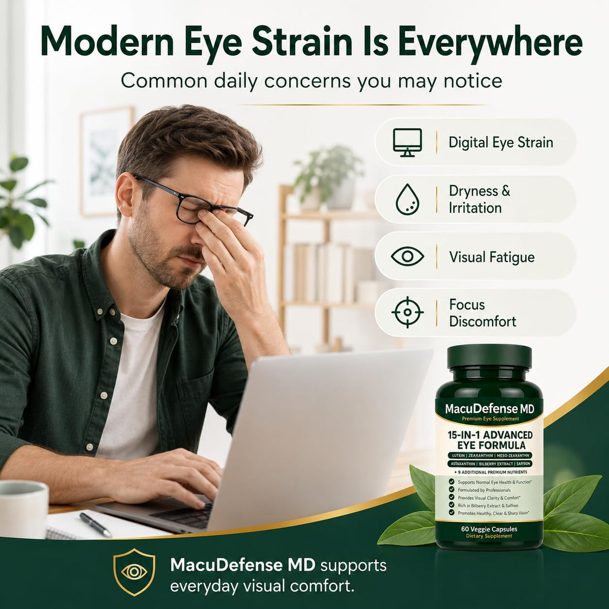 antioxidant blend for eye wellness
