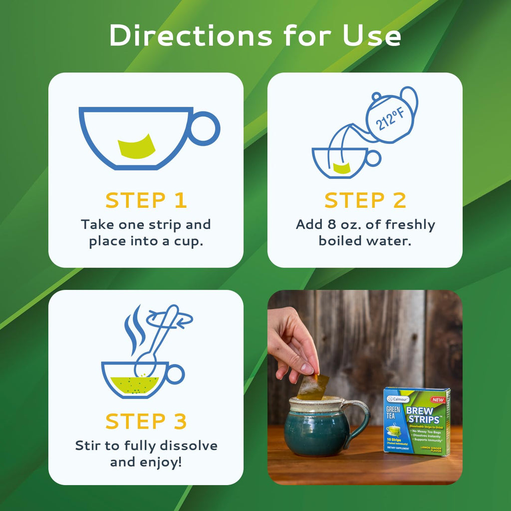 antioxidant boost green tea strips