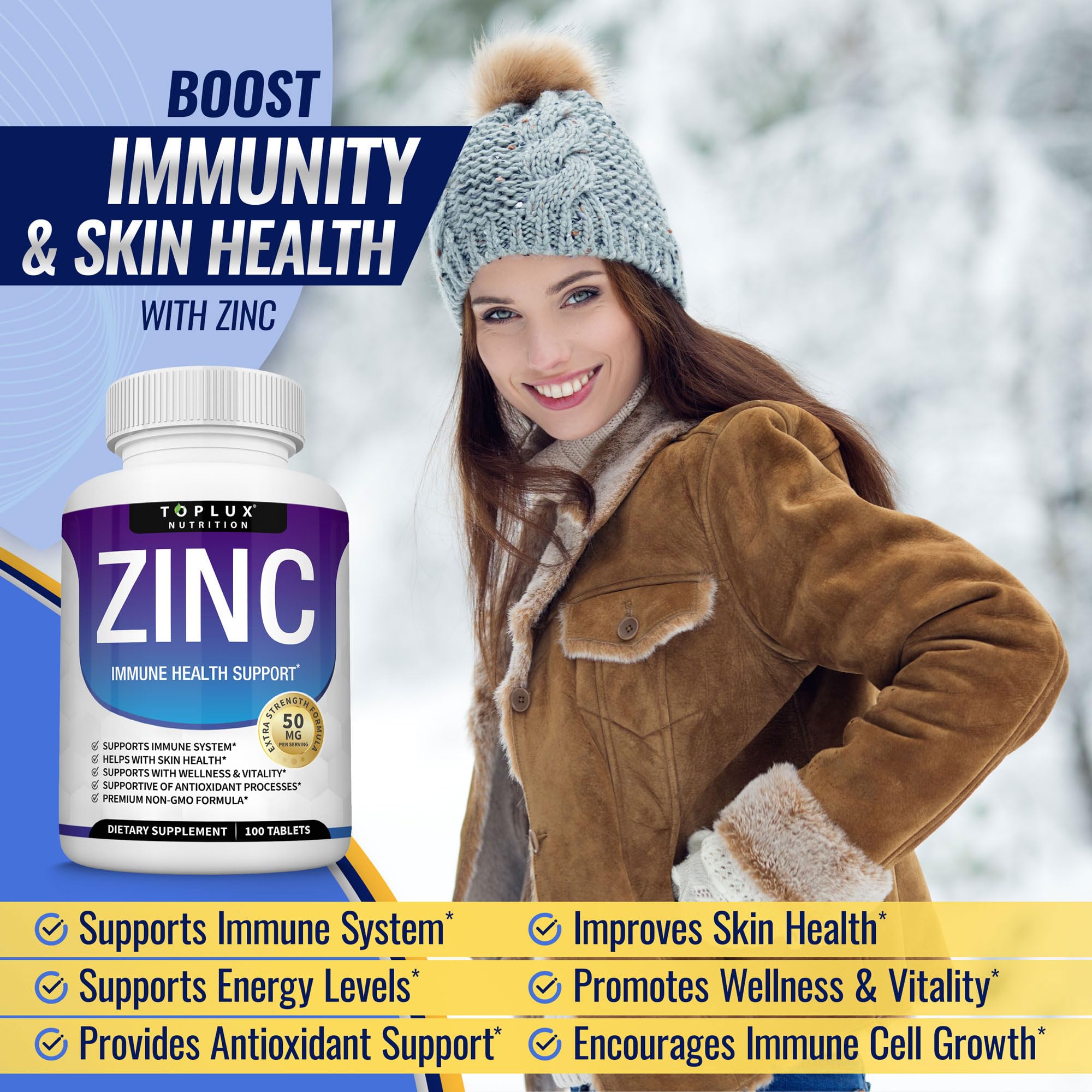 antioxidant boost with zinc