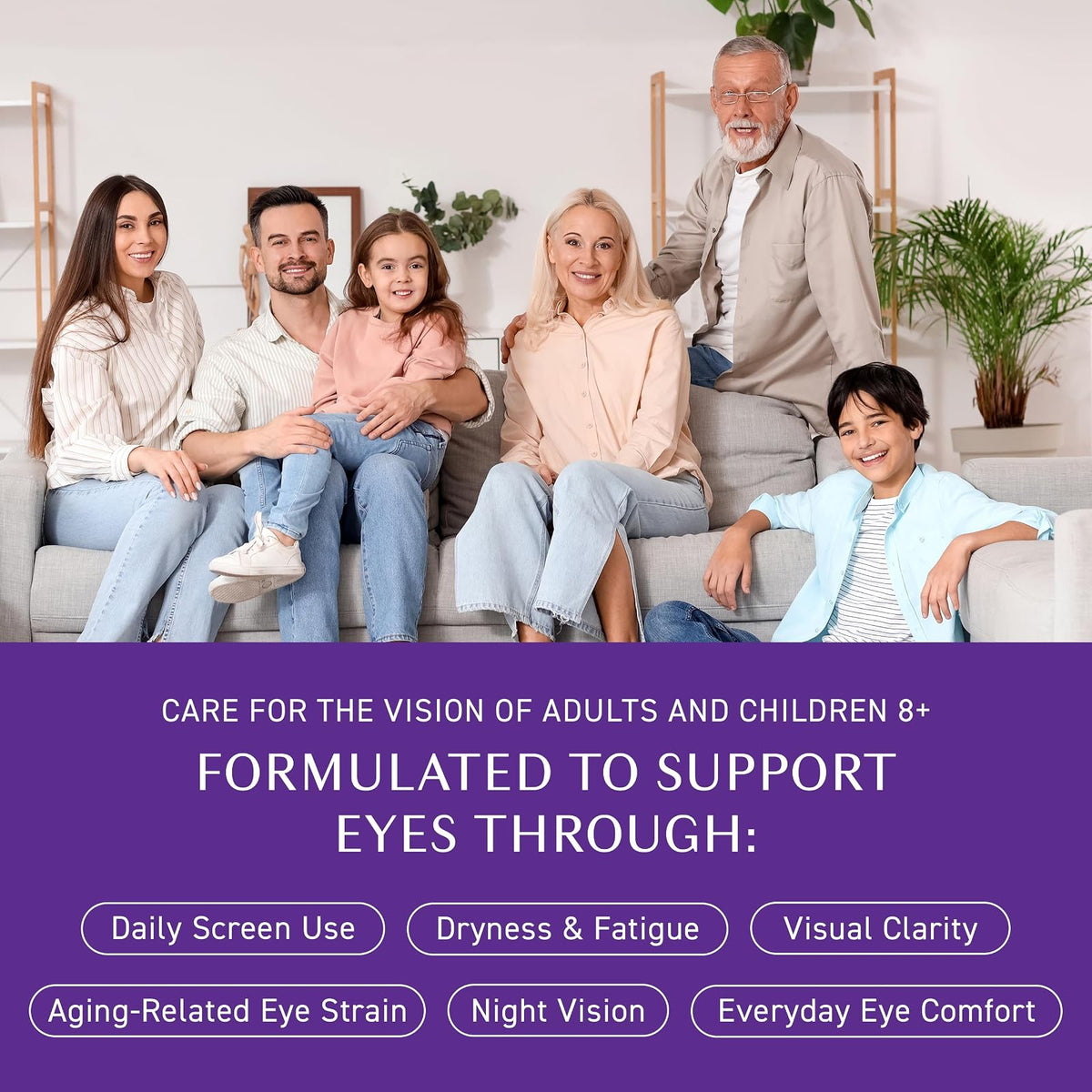 Antioxidant formula for vision support