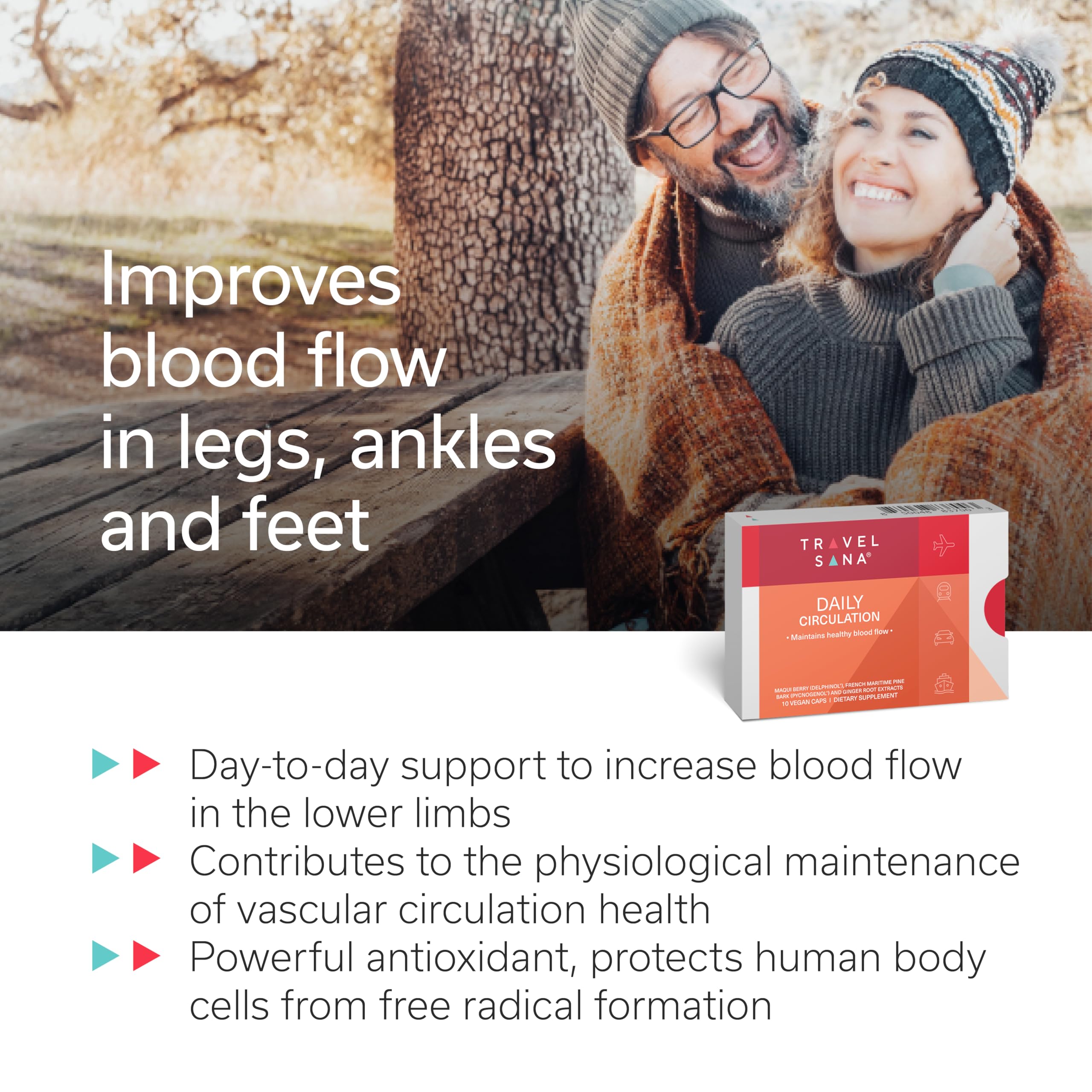 Antioxidant ginger for blood flow