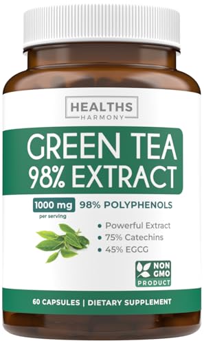 antioxidant green tea capsules for health