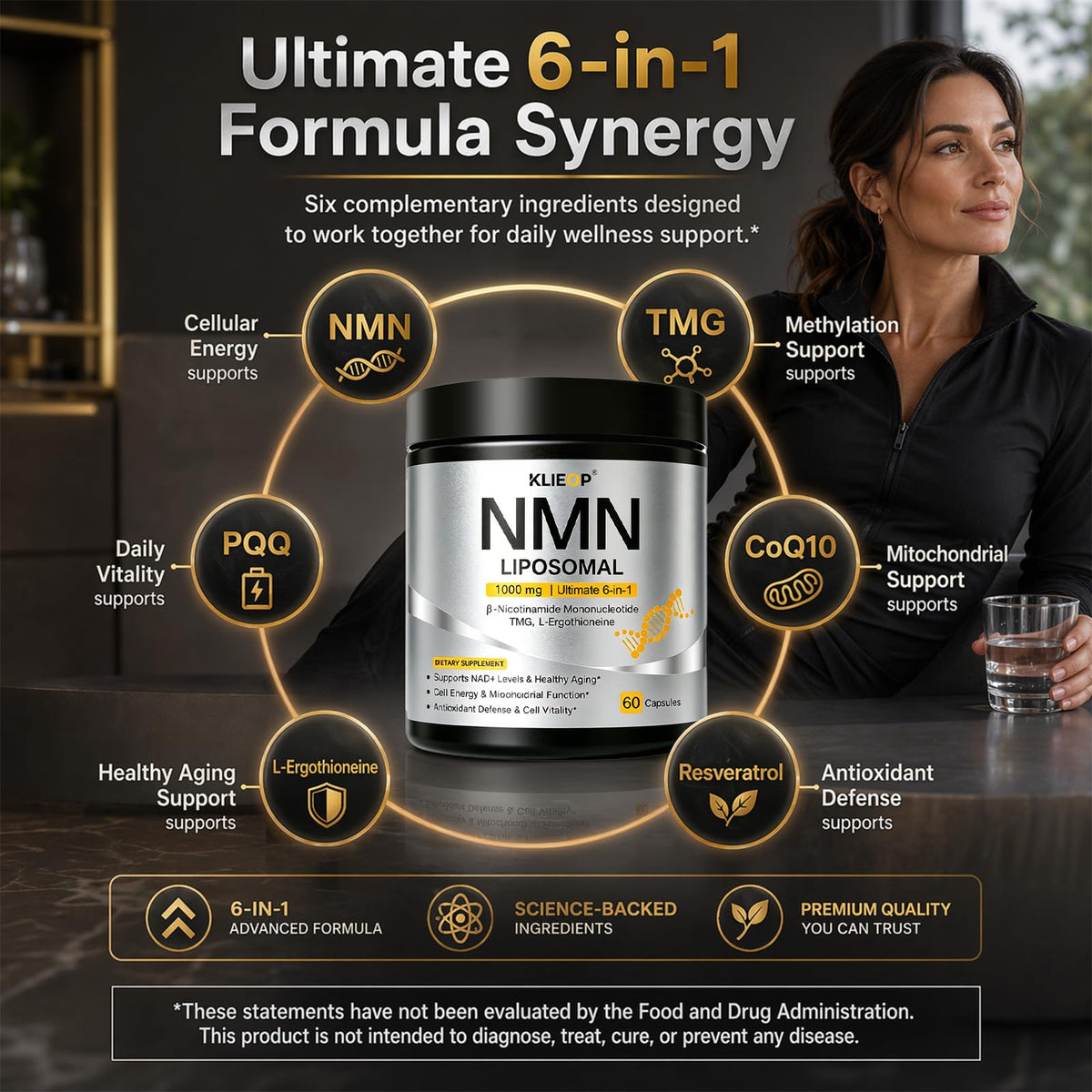Antioxidant NMN supplement for wellness