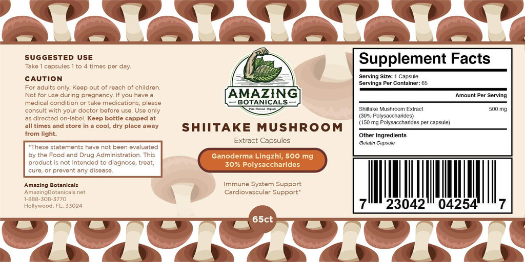 Antioxidant power of mushroom capsules