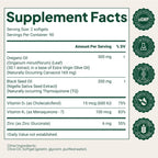Antioxidant properties of oregano oil