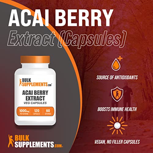 Antioxidant-rich acai berry supplement