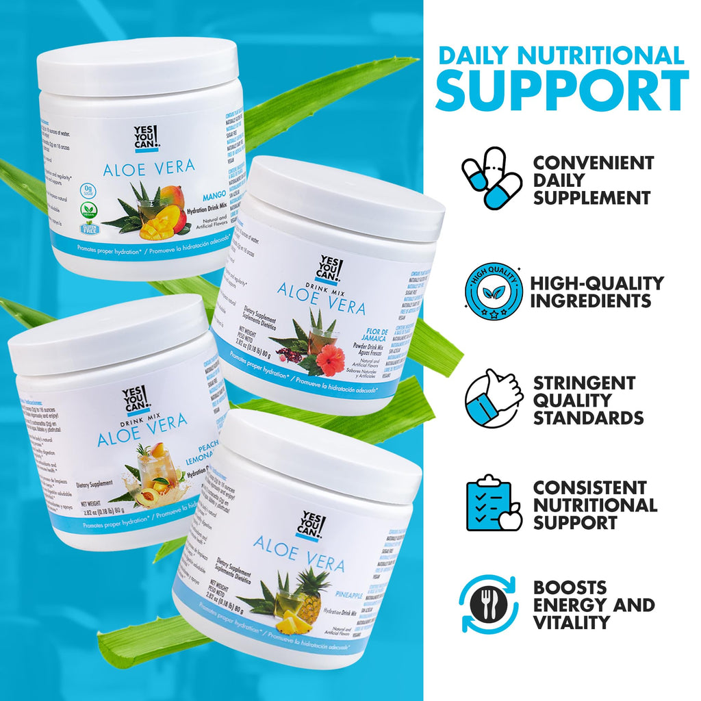 antioxidant-rich aloe vera supplement