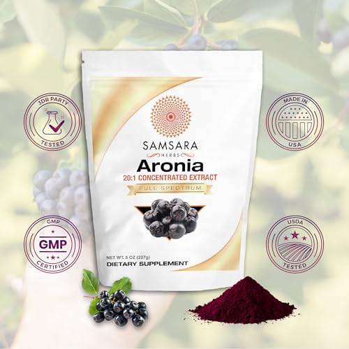 antioxidant-rich Aronia berry powder