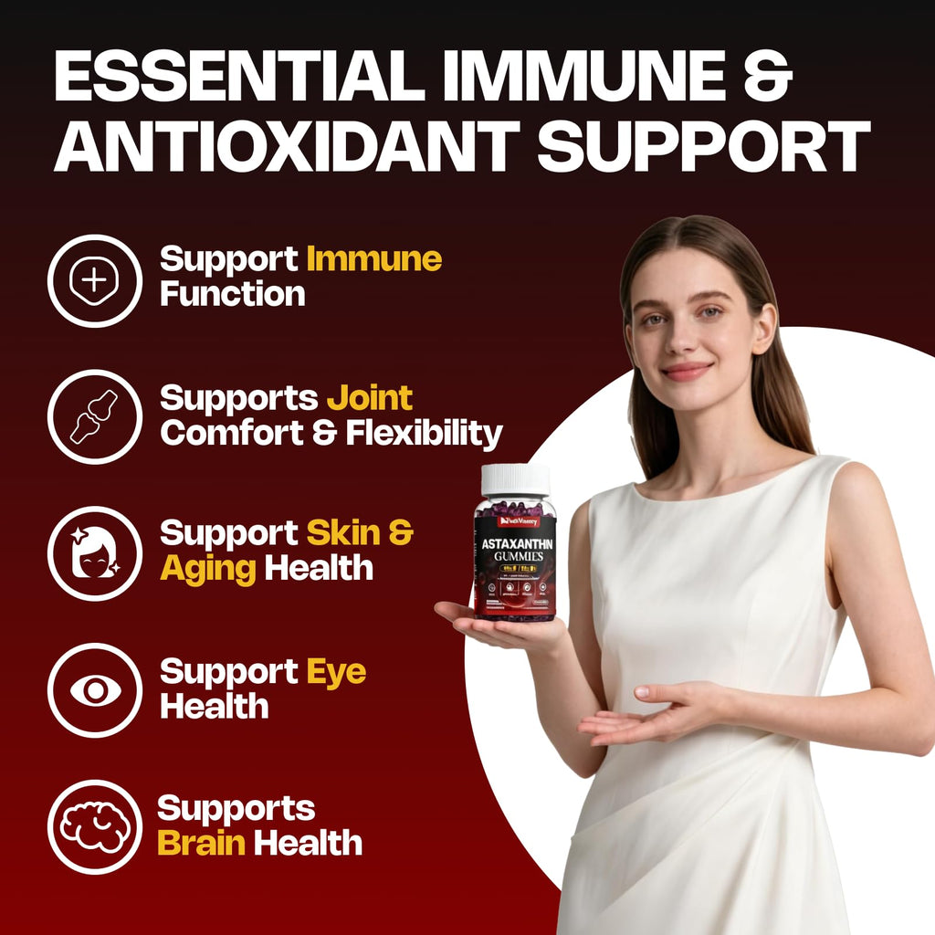 Antioxidant-rich Astaxanthin gummy bites