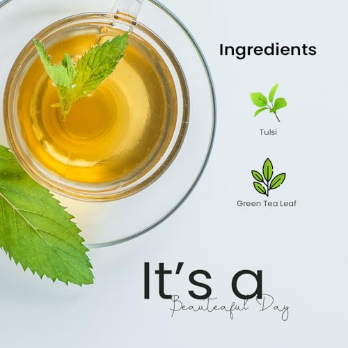 antioxidant-rich basil tulsi green tea
