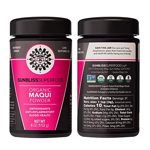 antioxidant-rich berry powder supplement