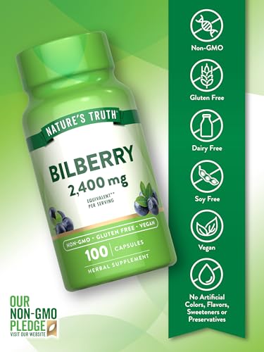 antioxidant-rich bilberry supplement